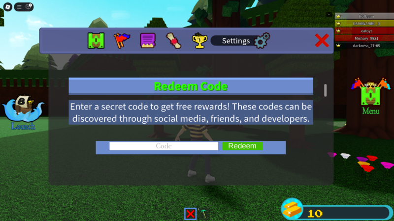 Build A Boat For Treasure Codes (March 2026) - Deltia's Gaming