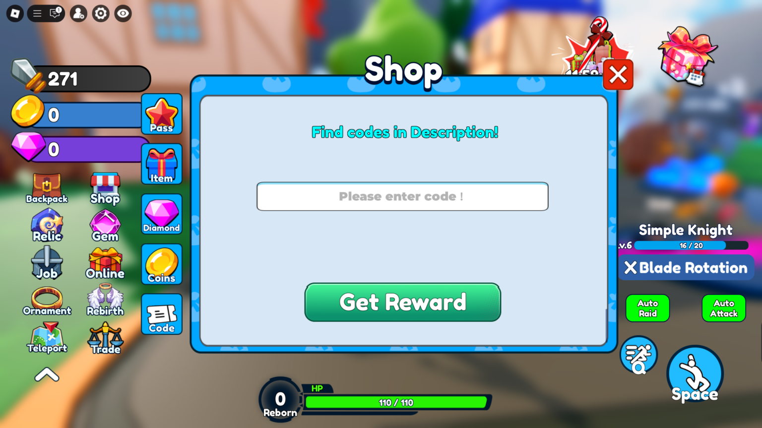 Reborn As SkillMaster Codes - Deltia's Gaming