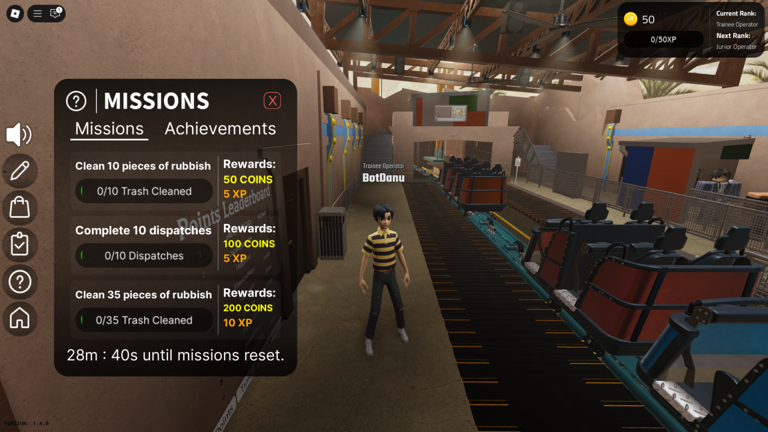 Coaster Operator Codes - Deltia's Gaming