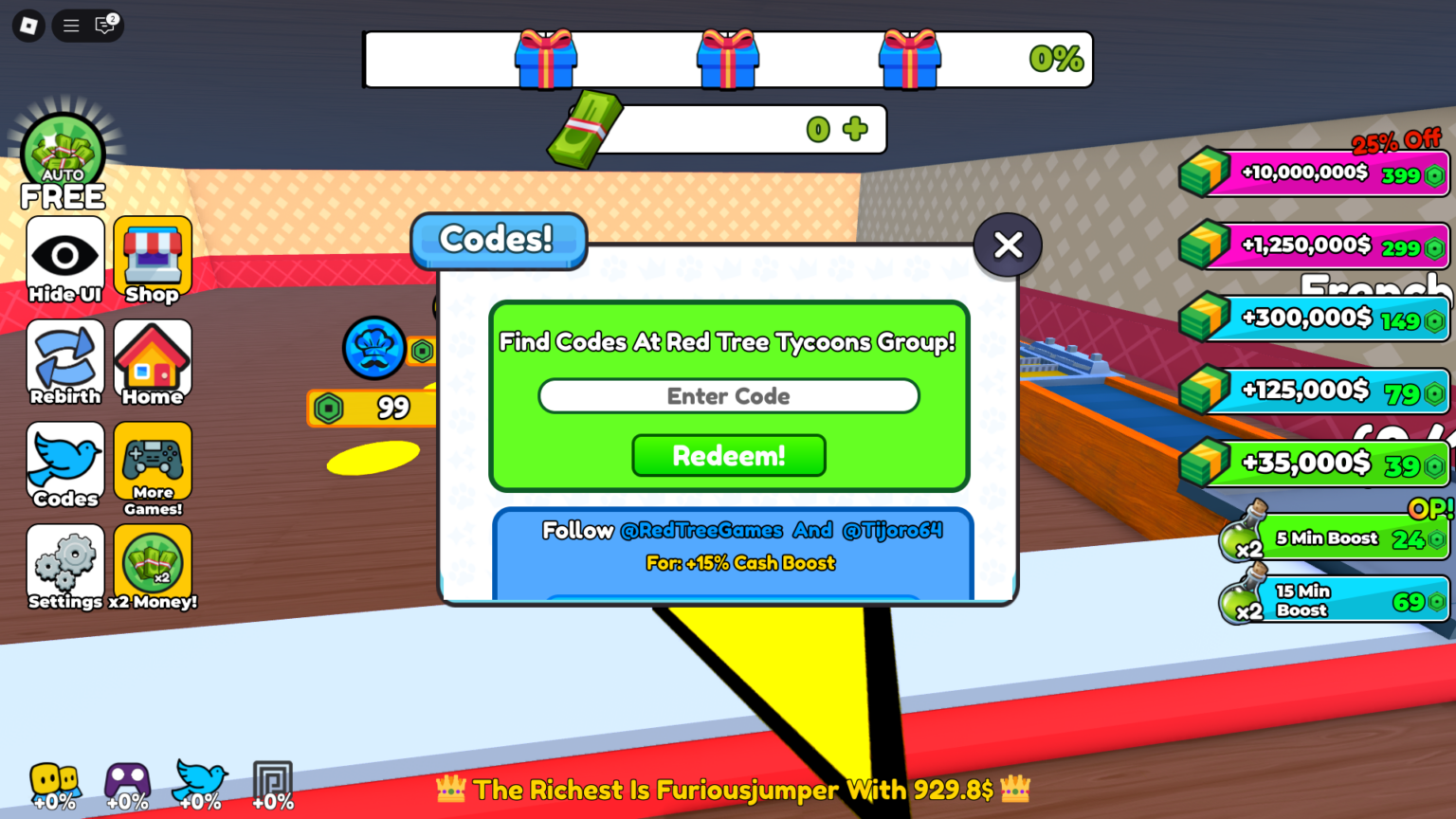 Sandwich Tycoon Codes (April 2026) - Deltia's Gaming