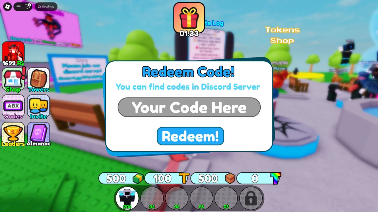 Skibidi Box Defense Codes (April 2026) - Deltia's Gaming
