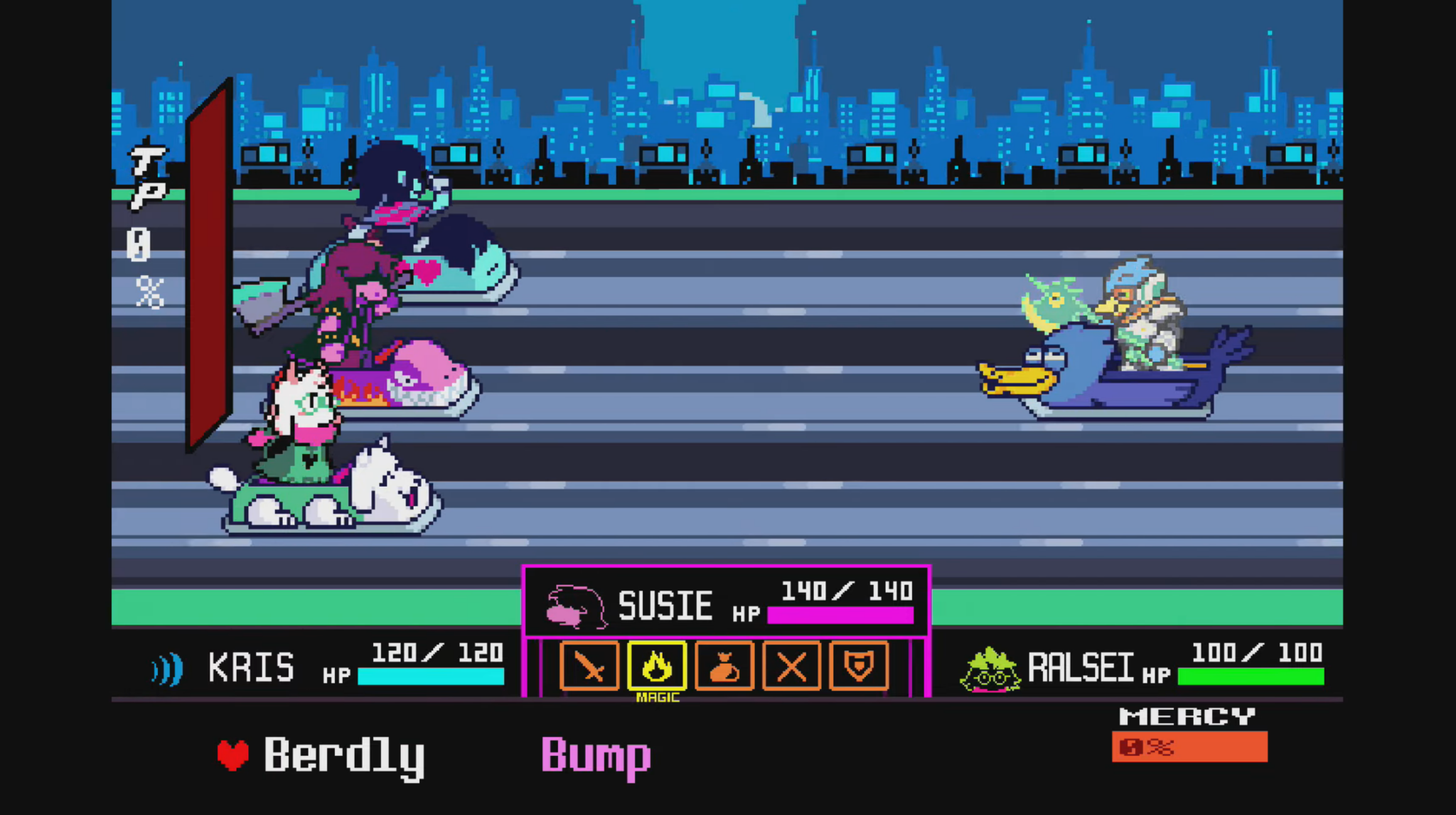 Deltarune: Chapter 2 Rollercoaster Berdly Boss Guide - Deltia's Gaming