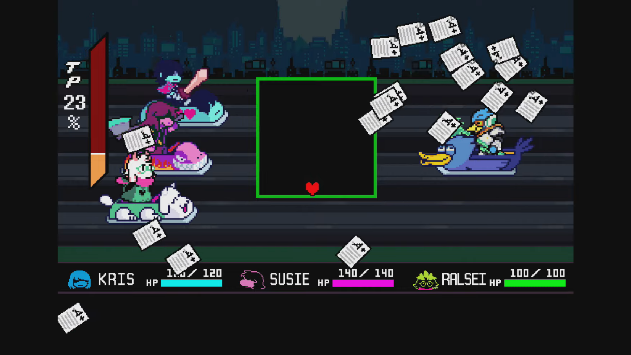 Deltarune: Chapter 2 Rollercoaster Berdly Boss Guide - Deltia's Gaming