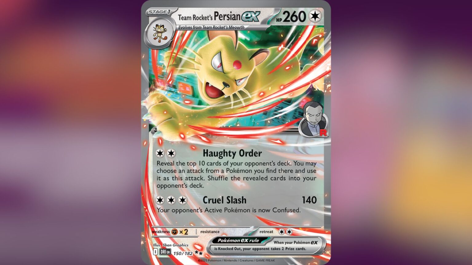 Pokemon TCG: Best Team Rocket's Persian Ex Deck Guide (Destined Rivals ...