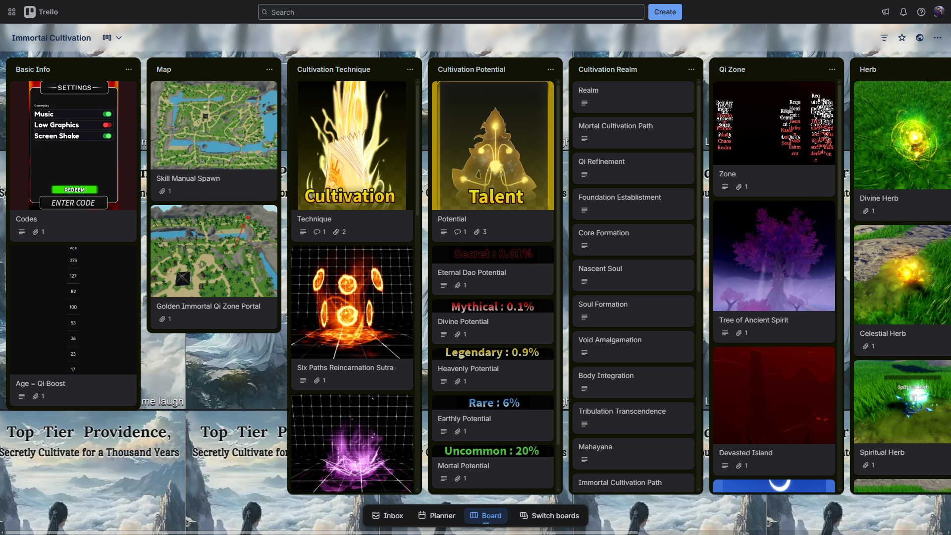 How To Join Immortal Cultivation Official Discord And Trello - Deltia's ...