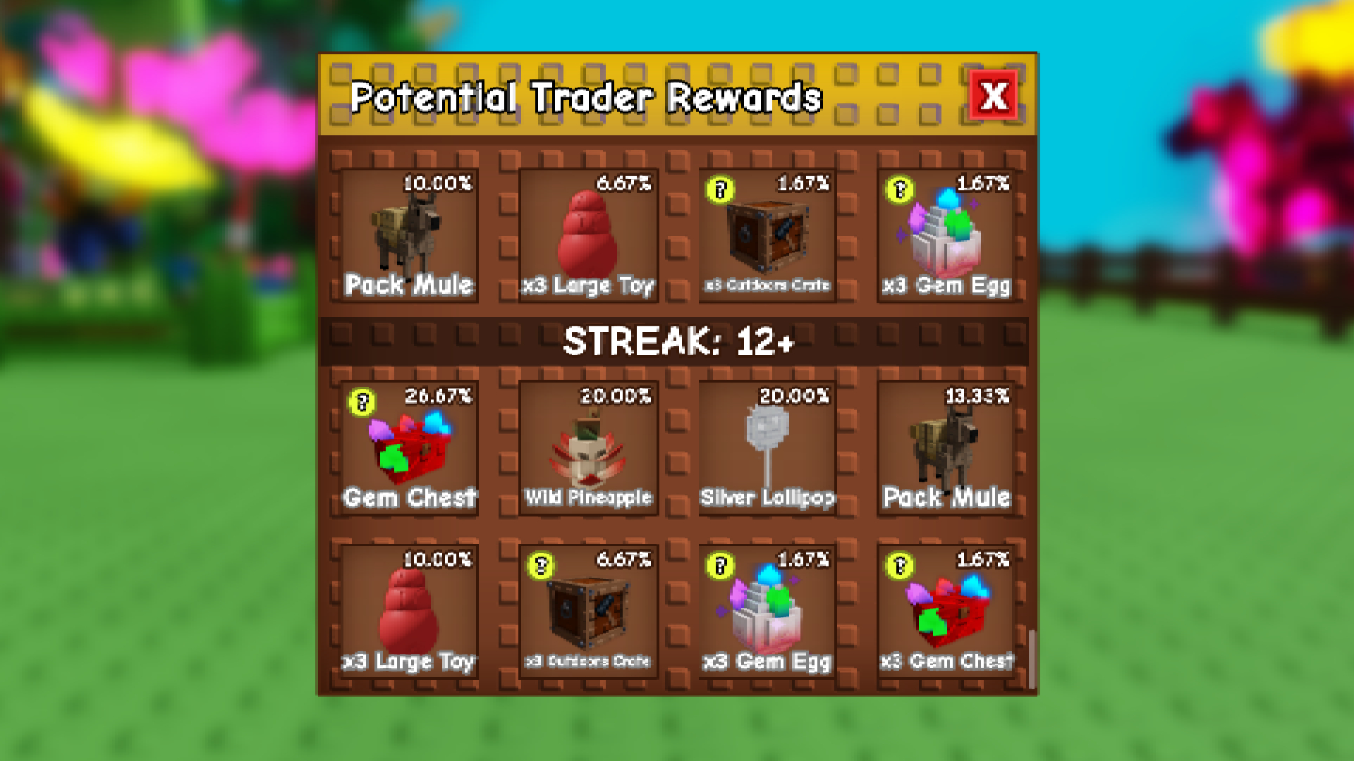 Grow a Garden Gem Chest Items - Deltia's Gaming