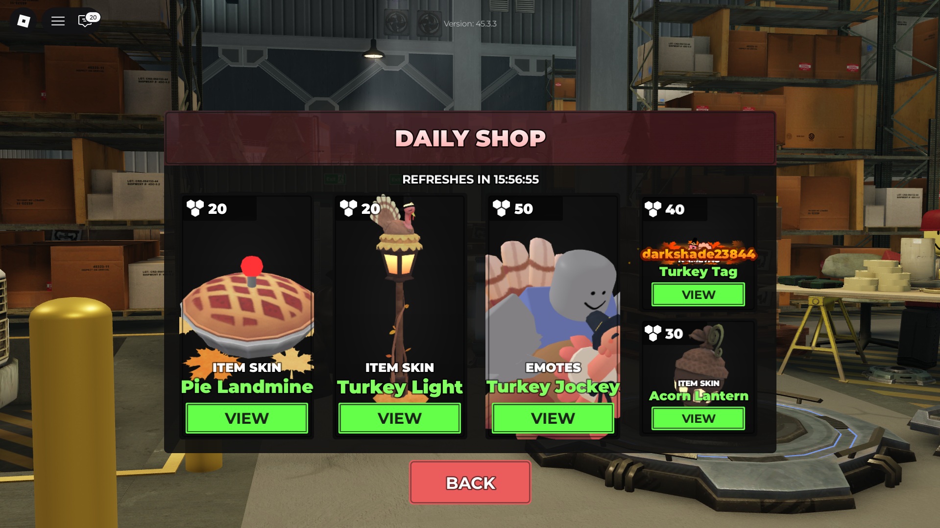 Evade Thanksgiving Event Guide - Deltia's Gaming
