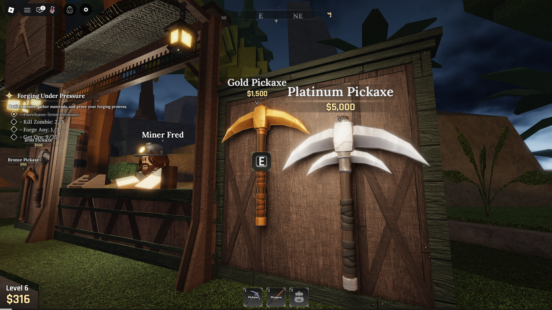 All Pickaxes in The Forge - Deltia's Gaming