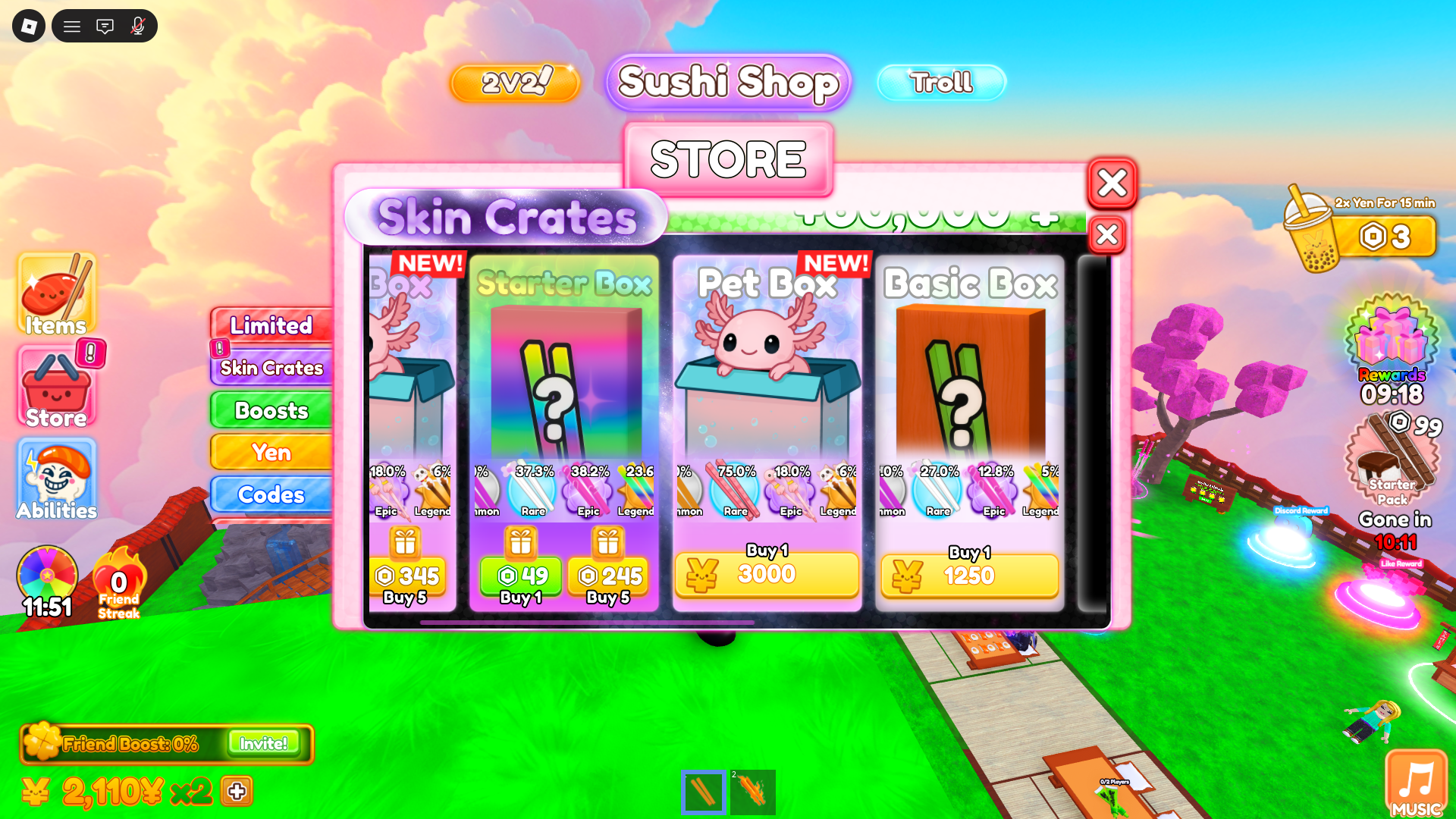 Poison Sushi Challenge Codes (April 2026) - Deltia's Gaming