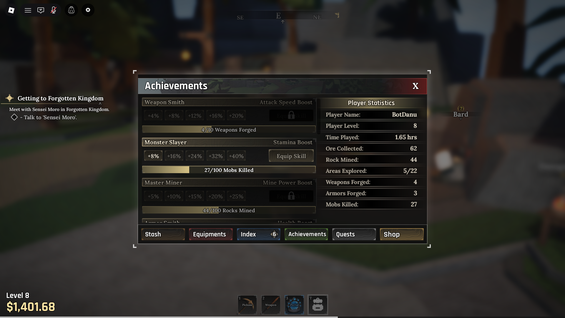 The Forge Skills Guide - Deltia's Gaming