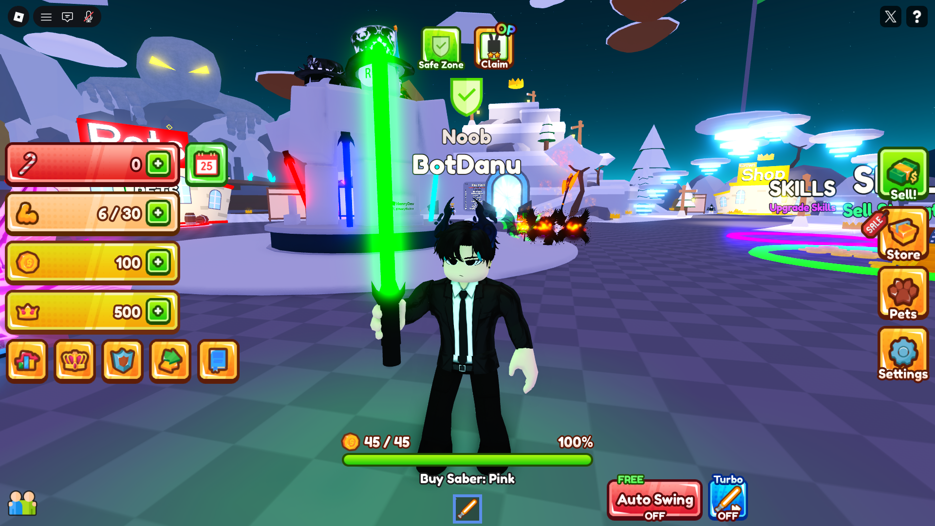 Saber Simulator Codes (November 2025) - Deltia's Gaming