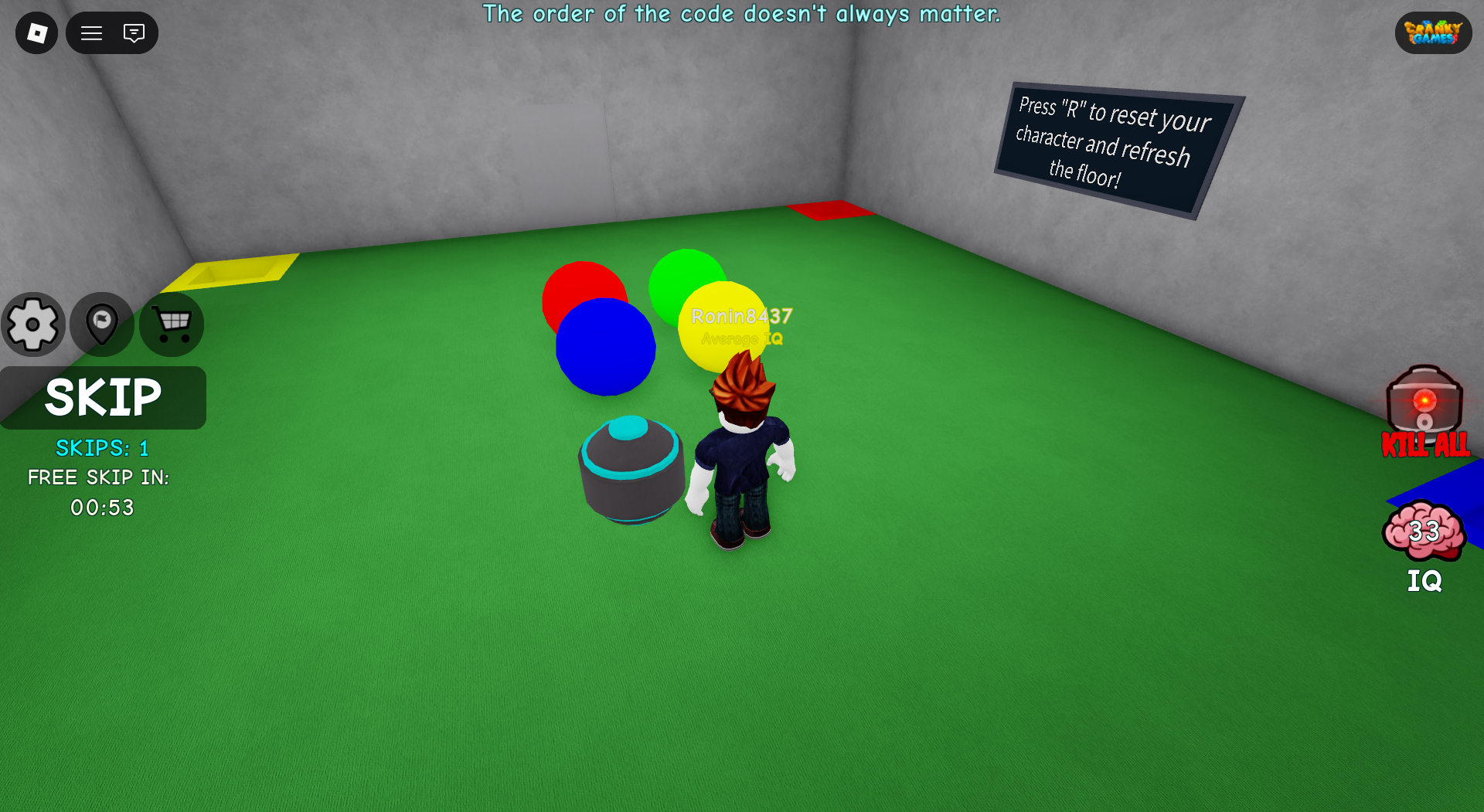 IQ Test Controls Guide - Deltia's Gaming