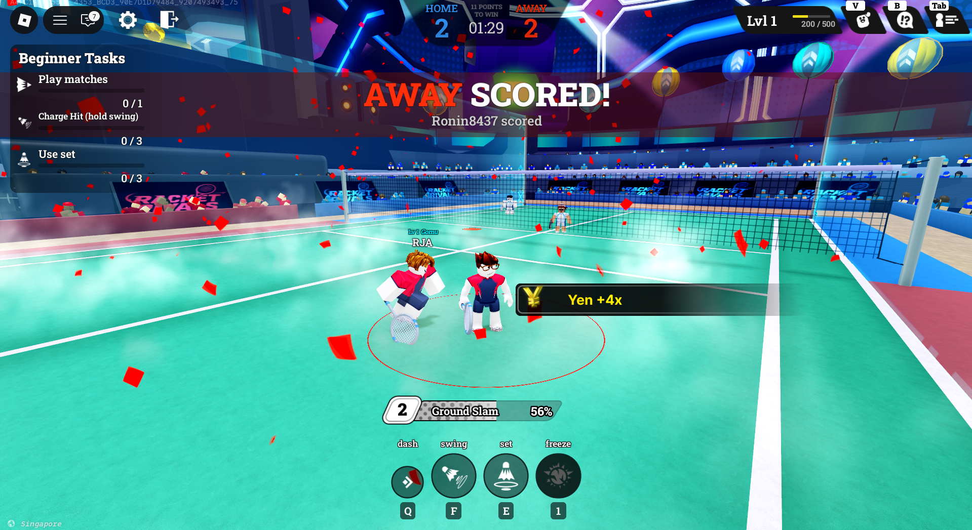 Racket Rivals Controls Guide - Deltia's Gaming