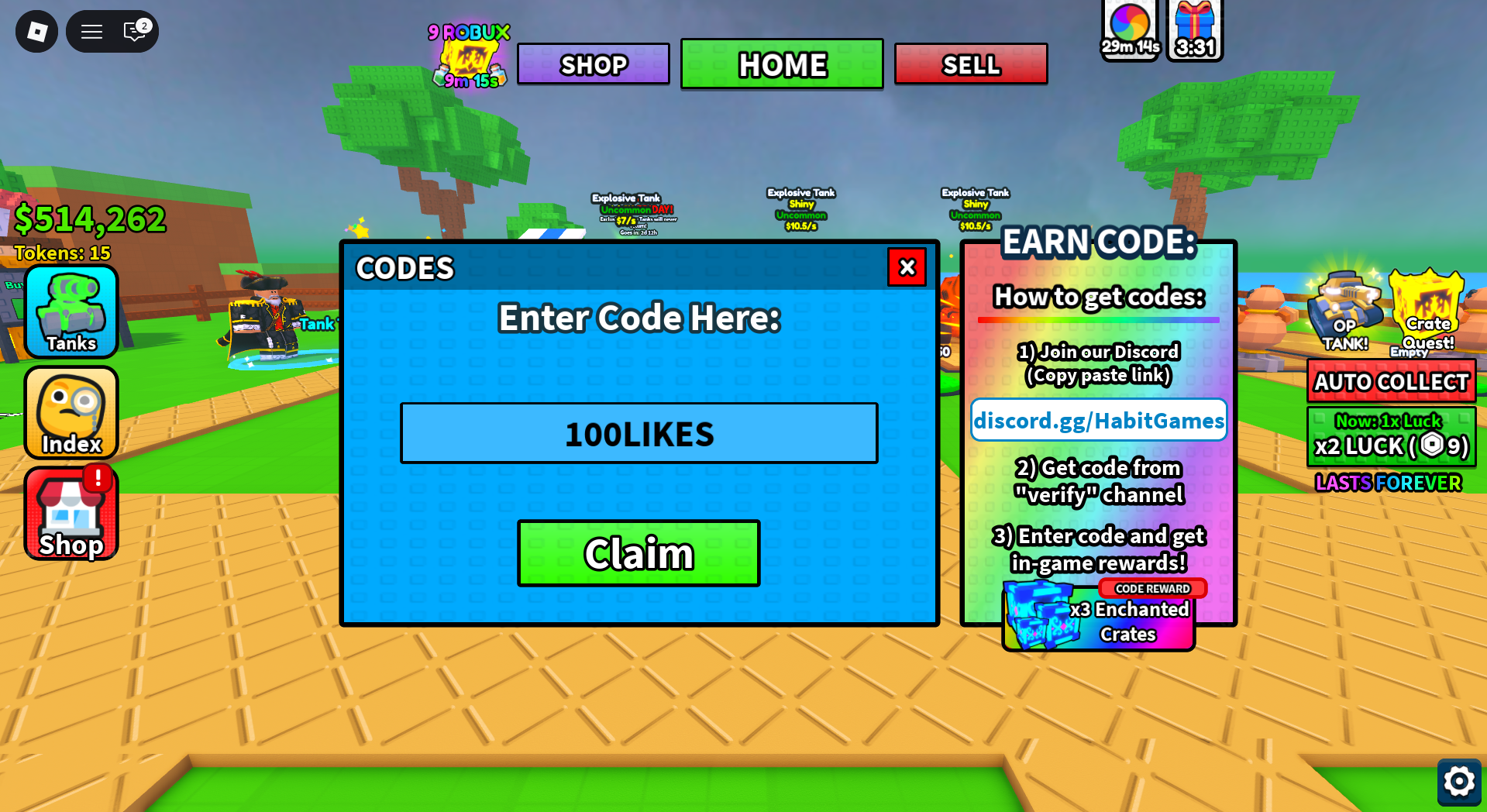 My Tank Farm Codes (November 2025) - Deltia's Gaming