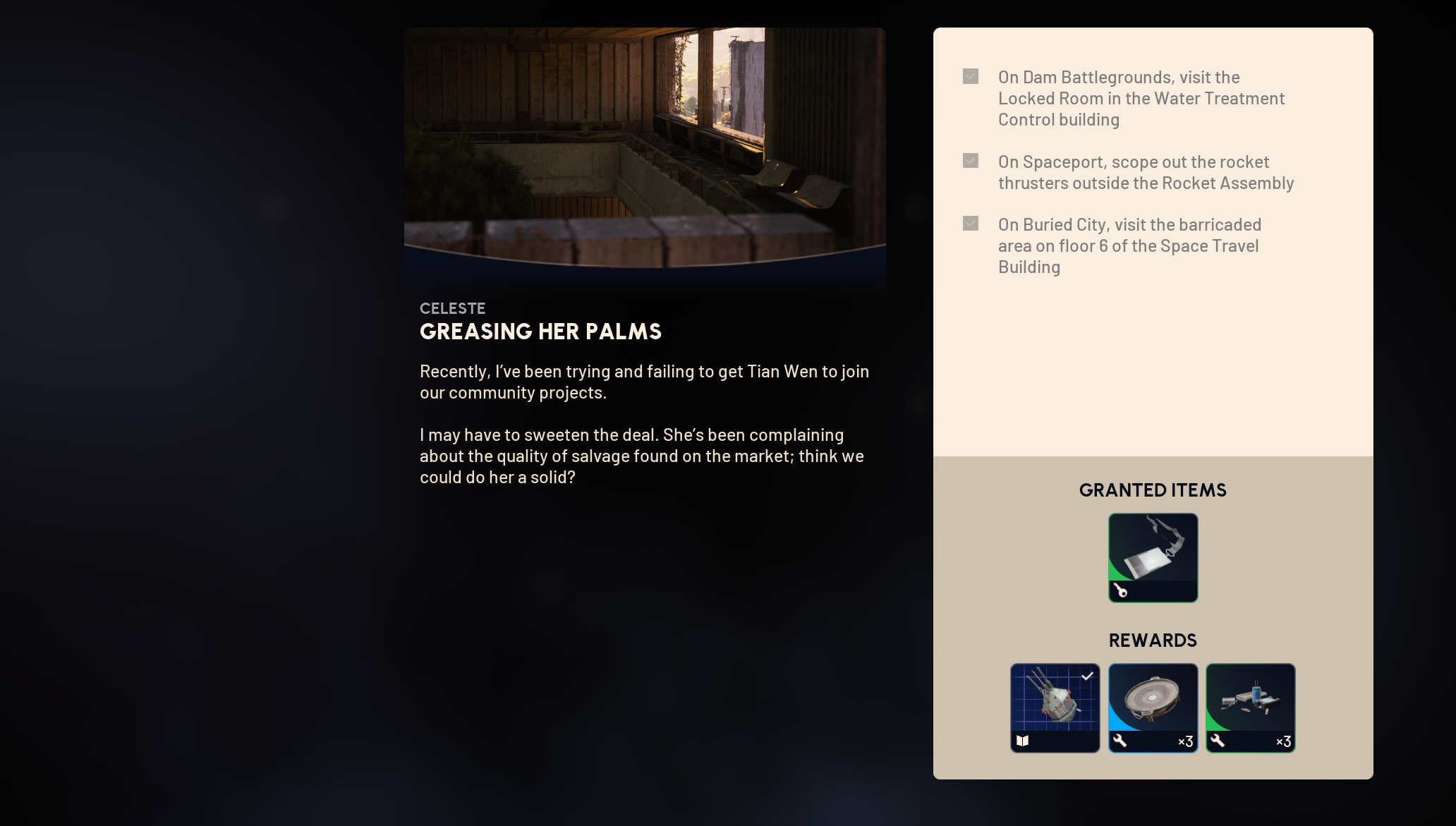 Arc Raiders: Greasing Her Palms Quest Guide - Deltia's Gaming