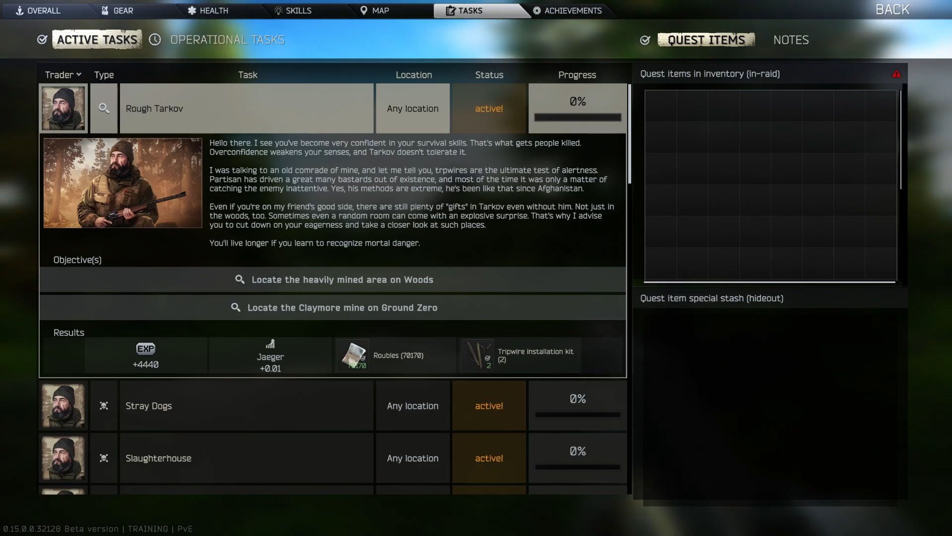 Escape from Tarkov: Rough Tarkov Quest Guide - Deltia's Gaming