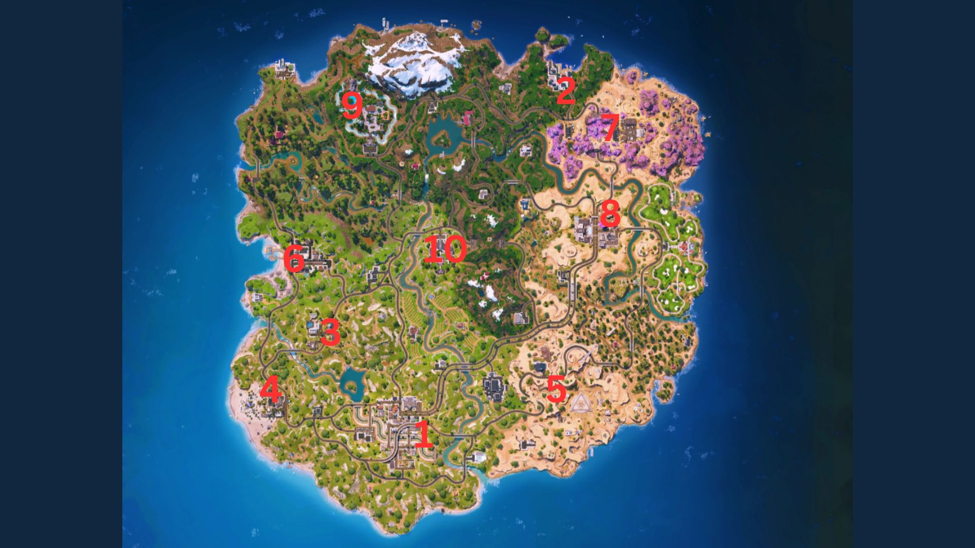Fortnite Chapter 7 Season 1: All Character Locations - Deltia's Gaming