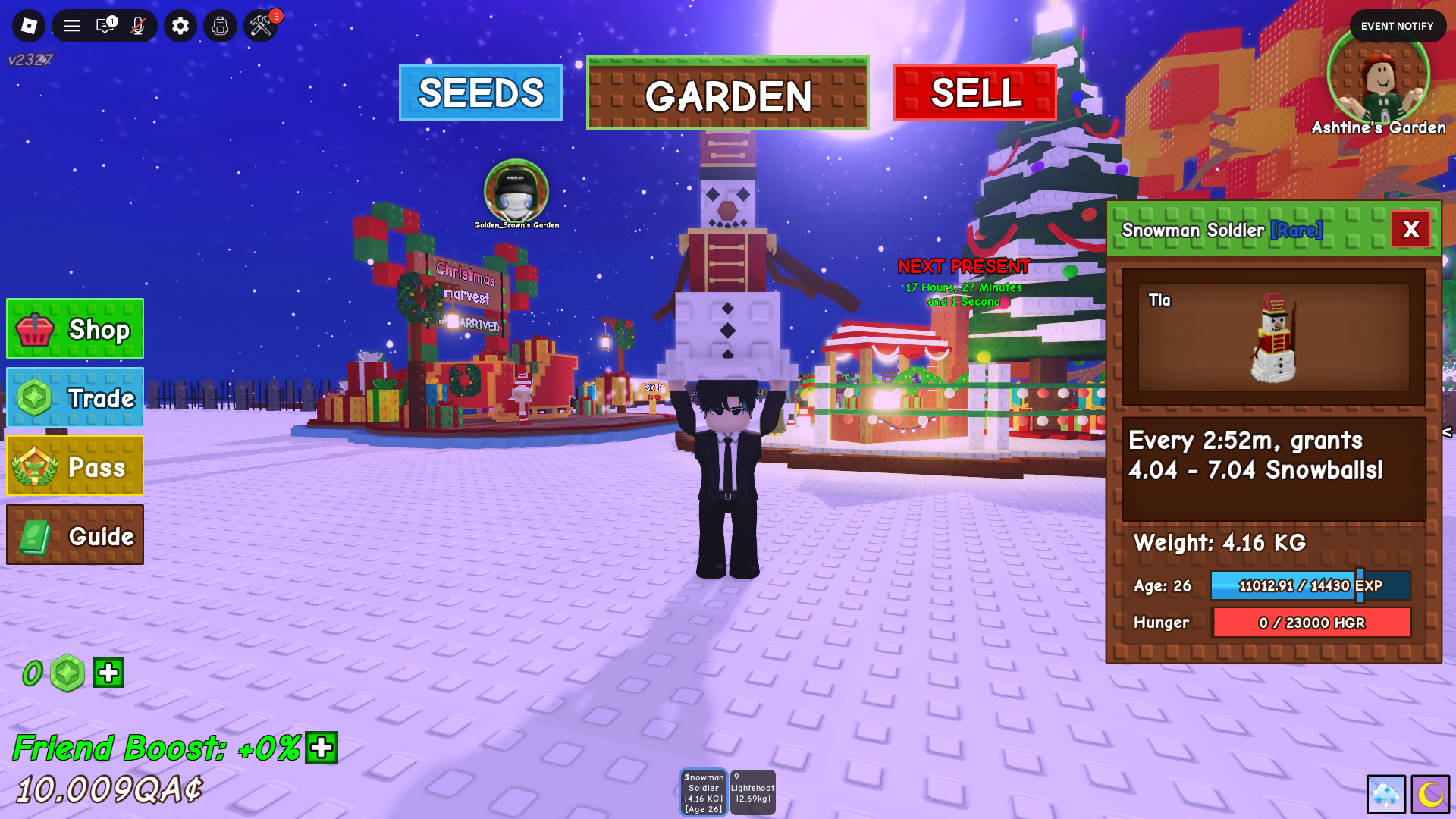 What Does the Snowman Soldier Pet Do in Grow a Garden? - Deltia's Gaming