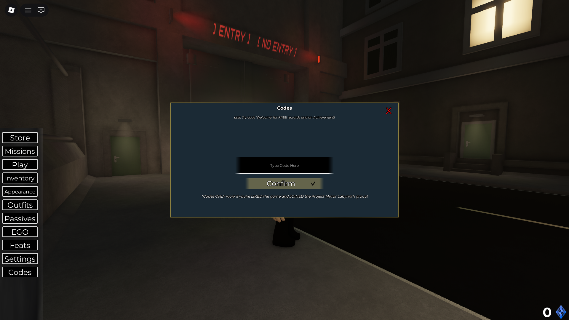 Project Mirror Labyrinth Codes (December 2025) - Deltia's Gaming