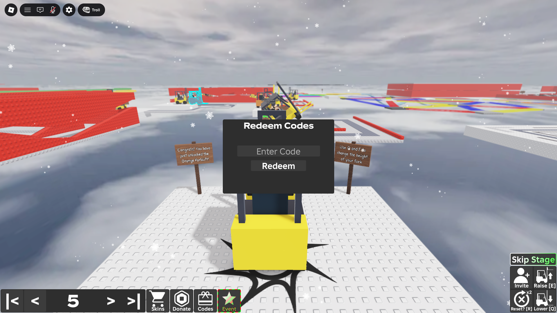 Become Forklift Certified Obby Codes (February 2026) - Deltia's Gaming