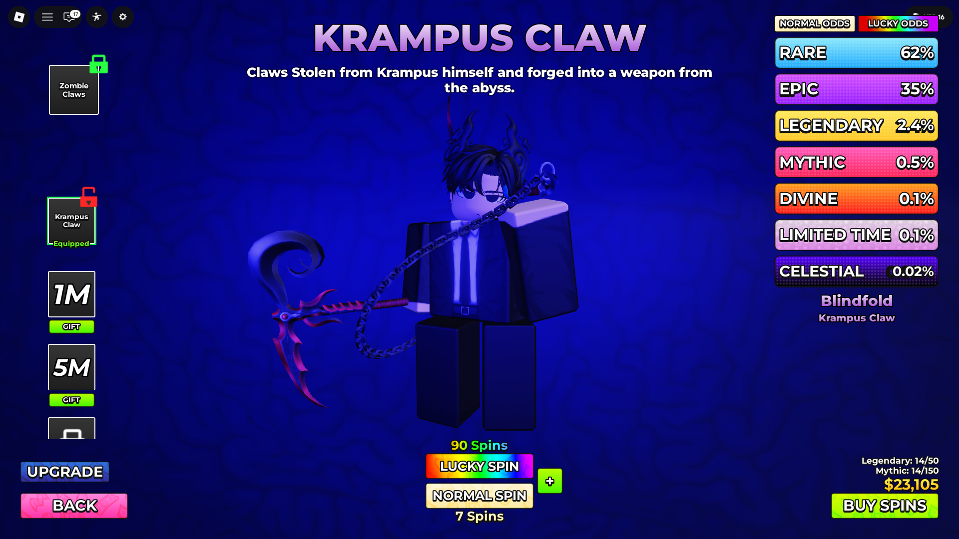 Hunty Zombie Krampus Claw Guide - Deltia's Gaming