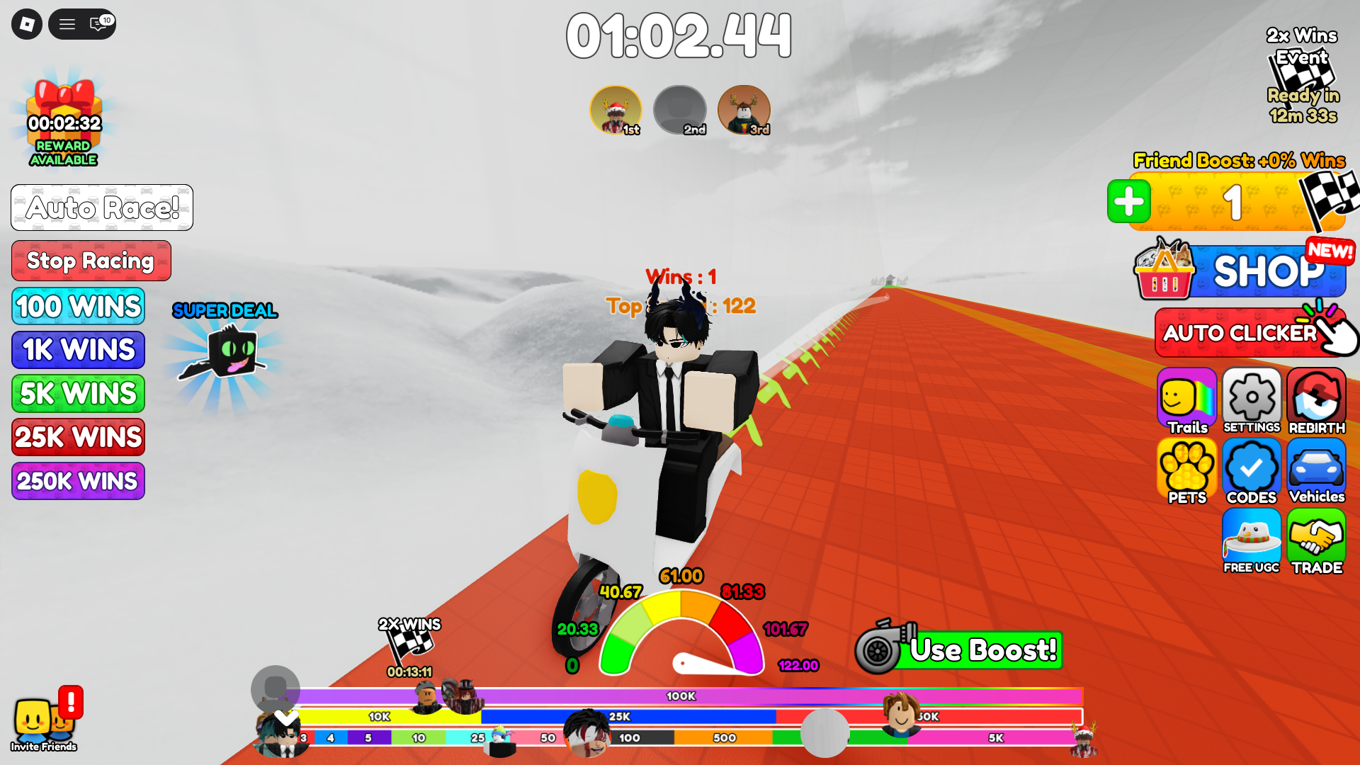 Christmas Race Codes (December 2025) - Deltia's Gaming