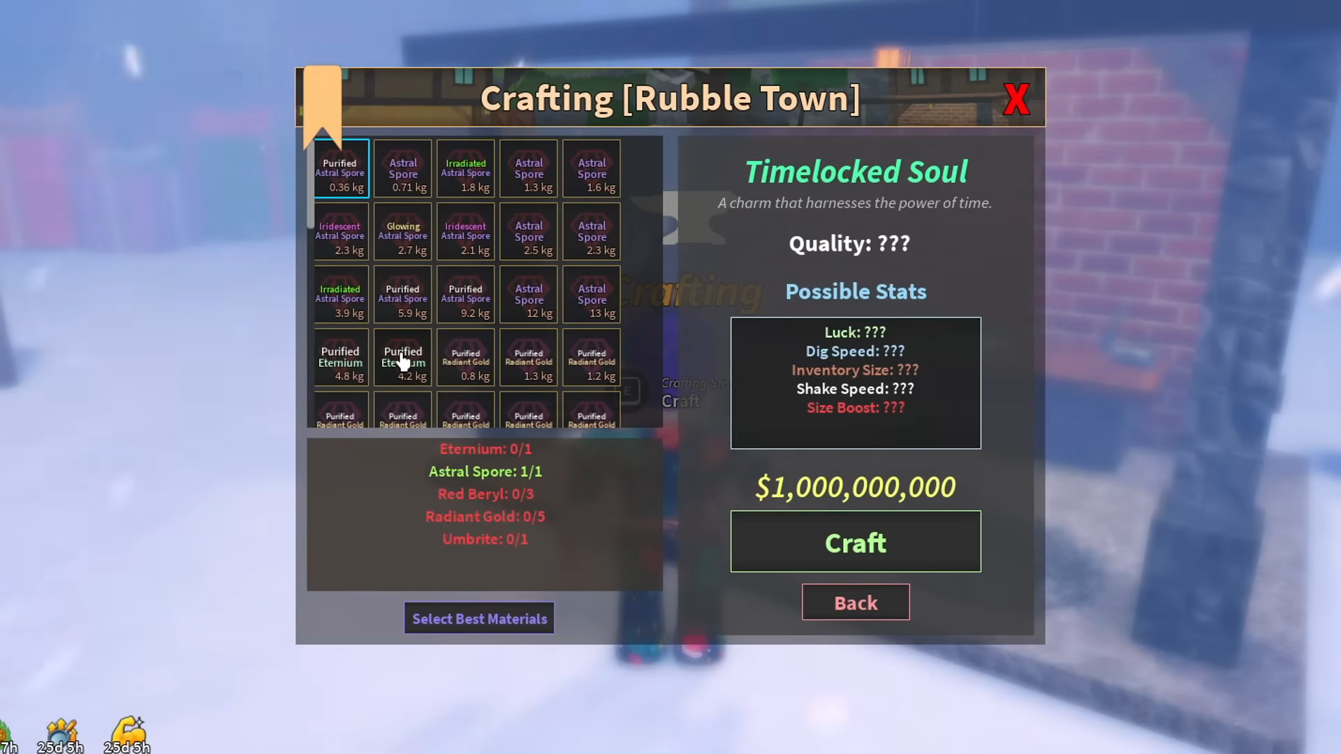 How To Craft Timelocked Soul in Prospecting - Deltia's Gaming