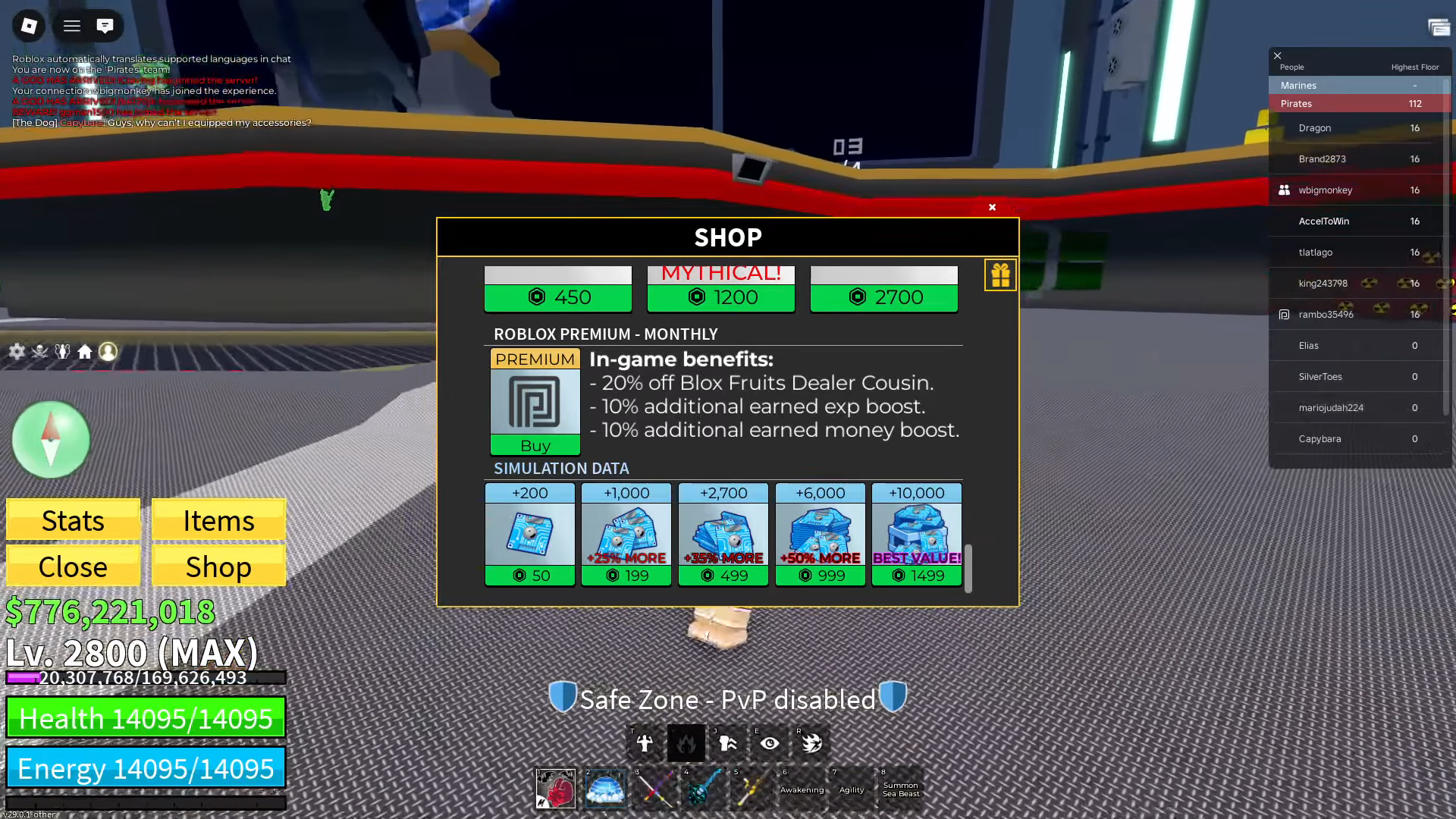 Blox Fruits Simulation Data Guide - Deltia's Gaming