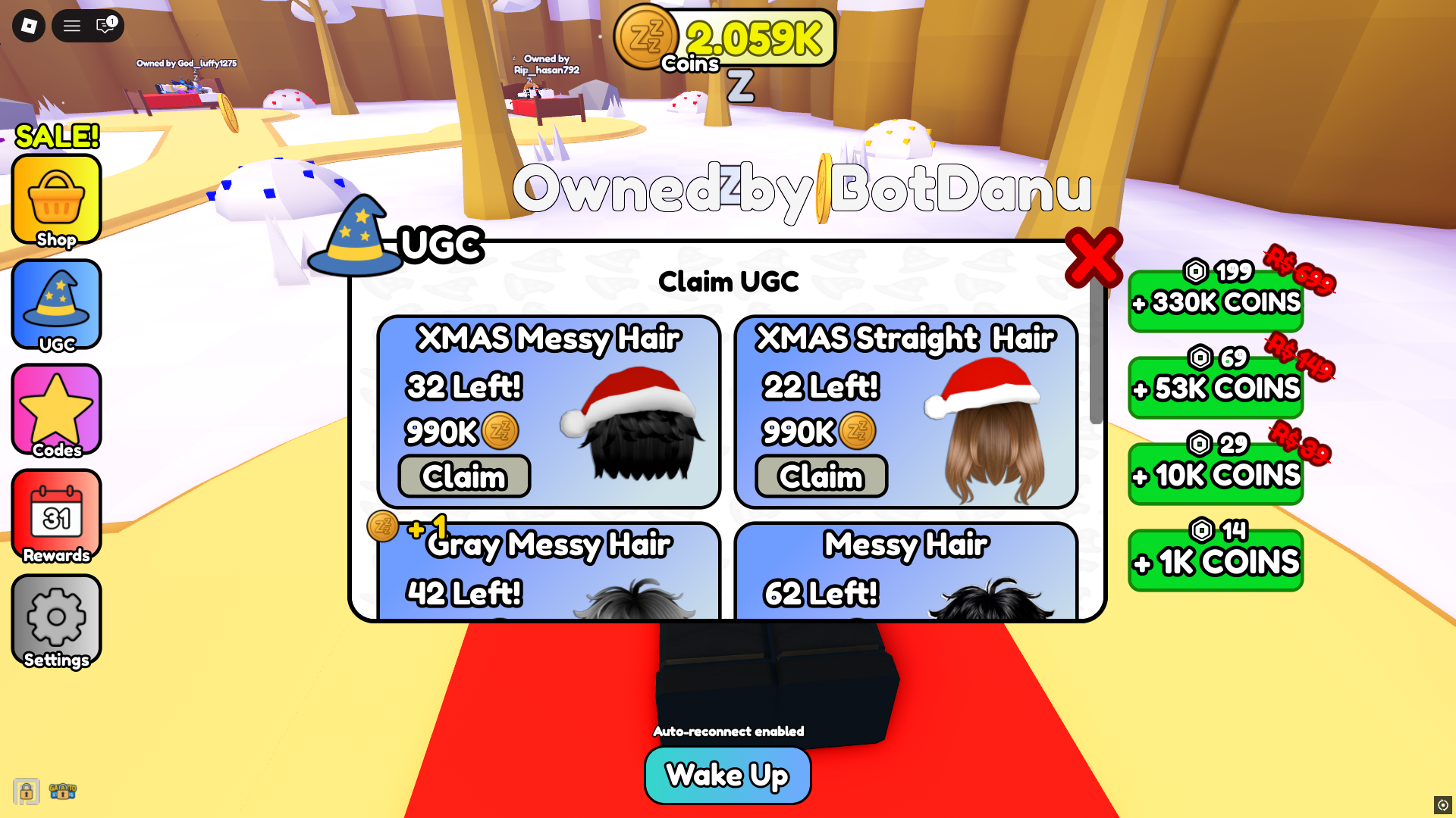 Sleep For UGC Codes (December 2025) - Deltia's Gaming