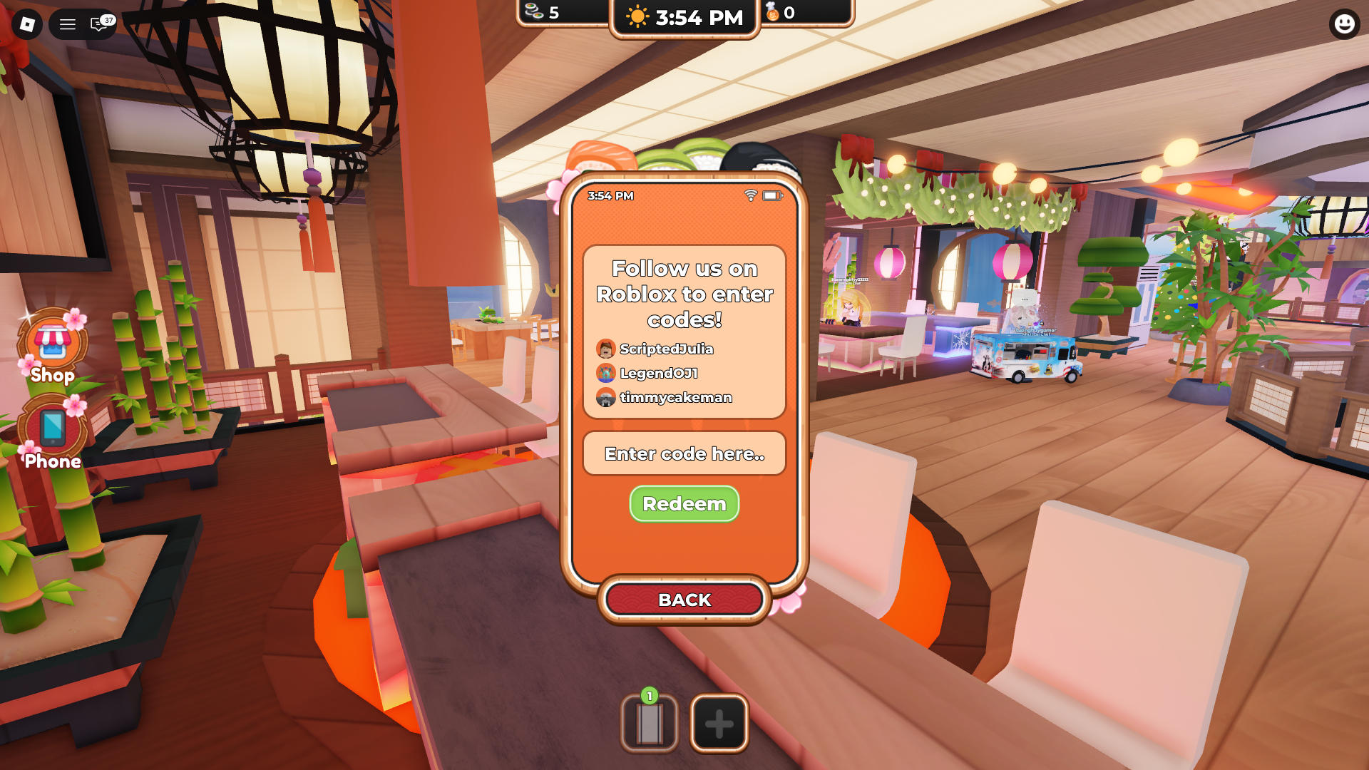 Kohaú Hibachi Restaurant Codes (April 2026) - Deltia's Gaming