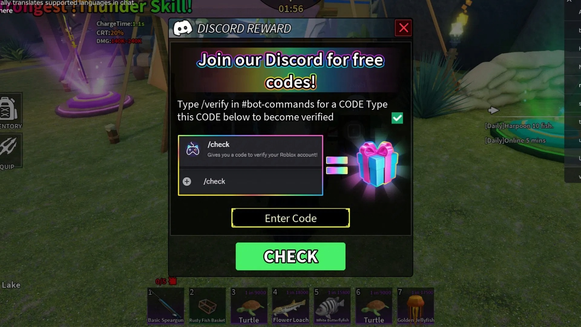 Spear Fishing Codes (December 2025) - Deltia's Gaming