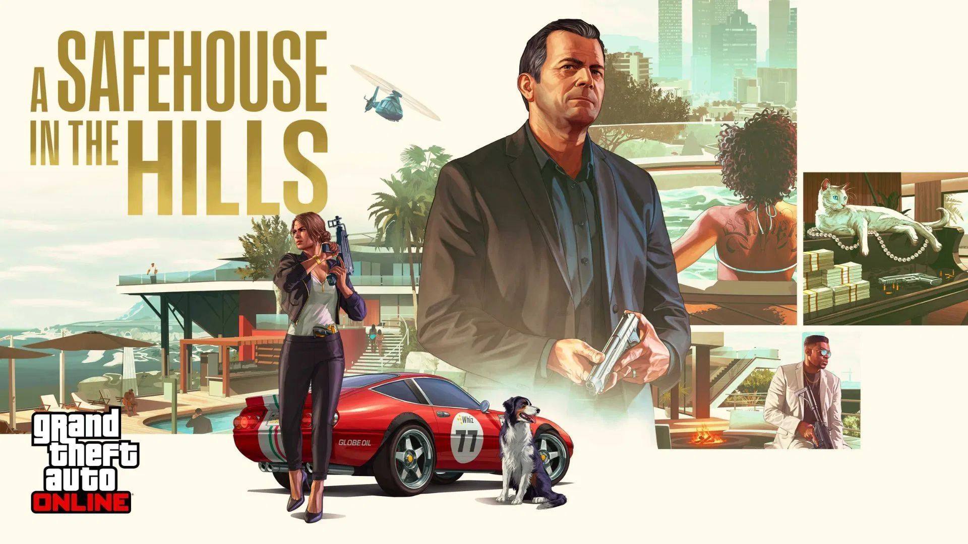 GTA Online: Is Michael in A Safehouse in the Hills Mansions DLC ...