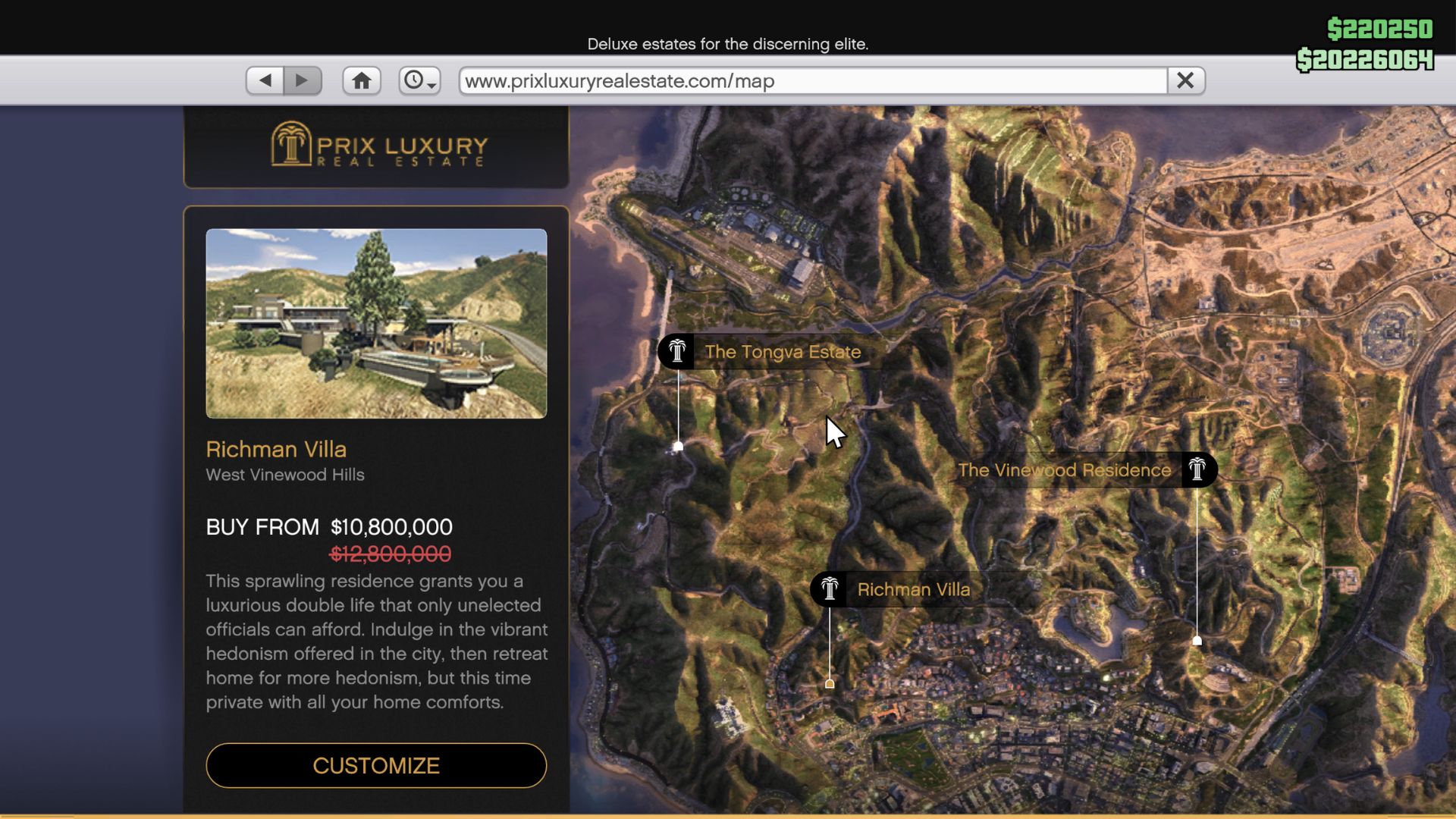 GTA Online: All Mansions in A Safehouse in the Hills DLC - Deltia's Gaming