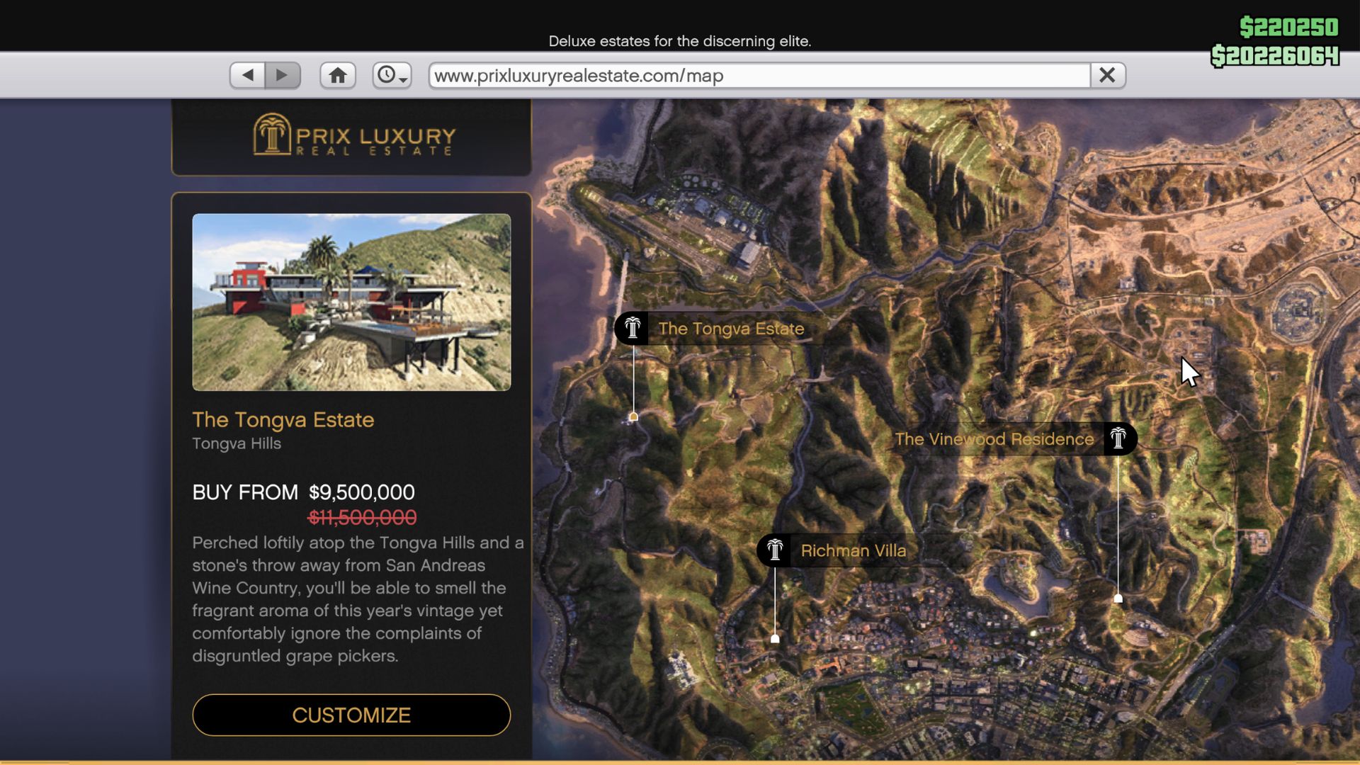 GTA Online: All Mansions in A Safehouse in the Hills DLC - Deltia's Gaming