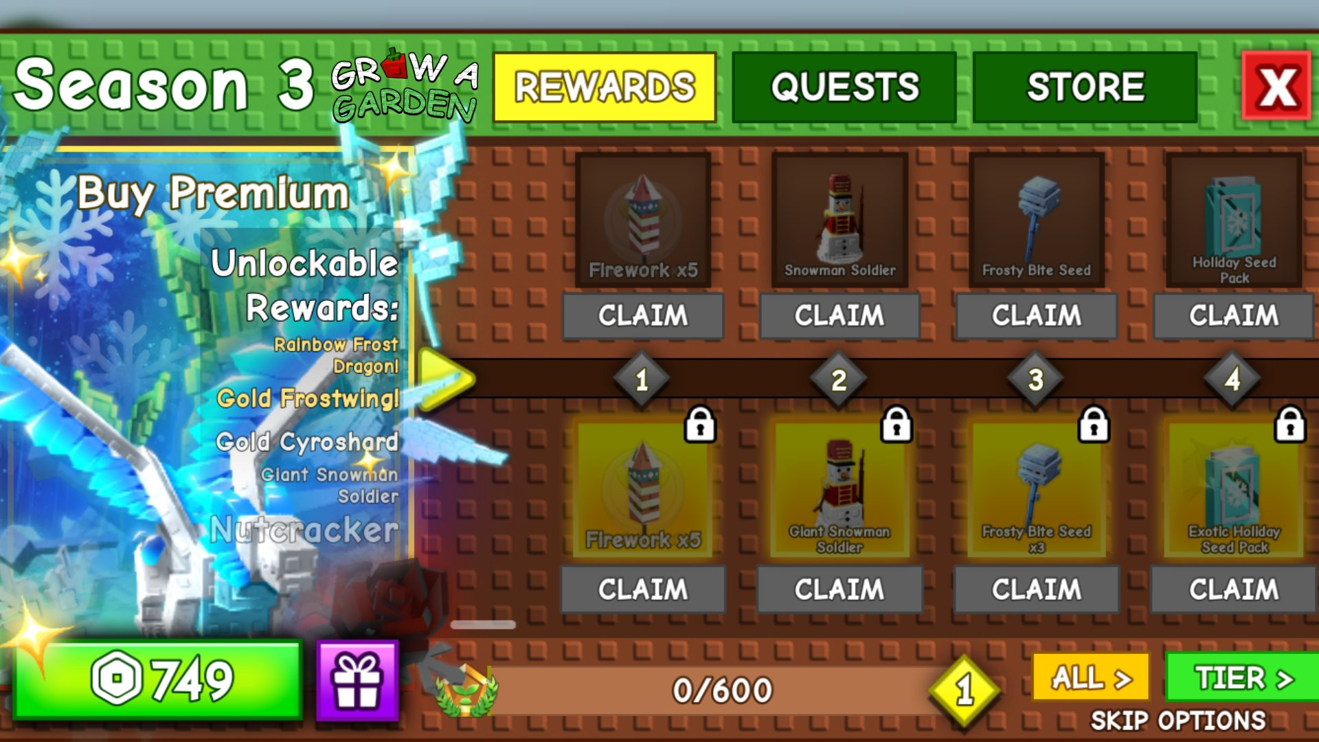 Grow a Garden Season 3 Pass: All Rewards - Deltia's Gaming