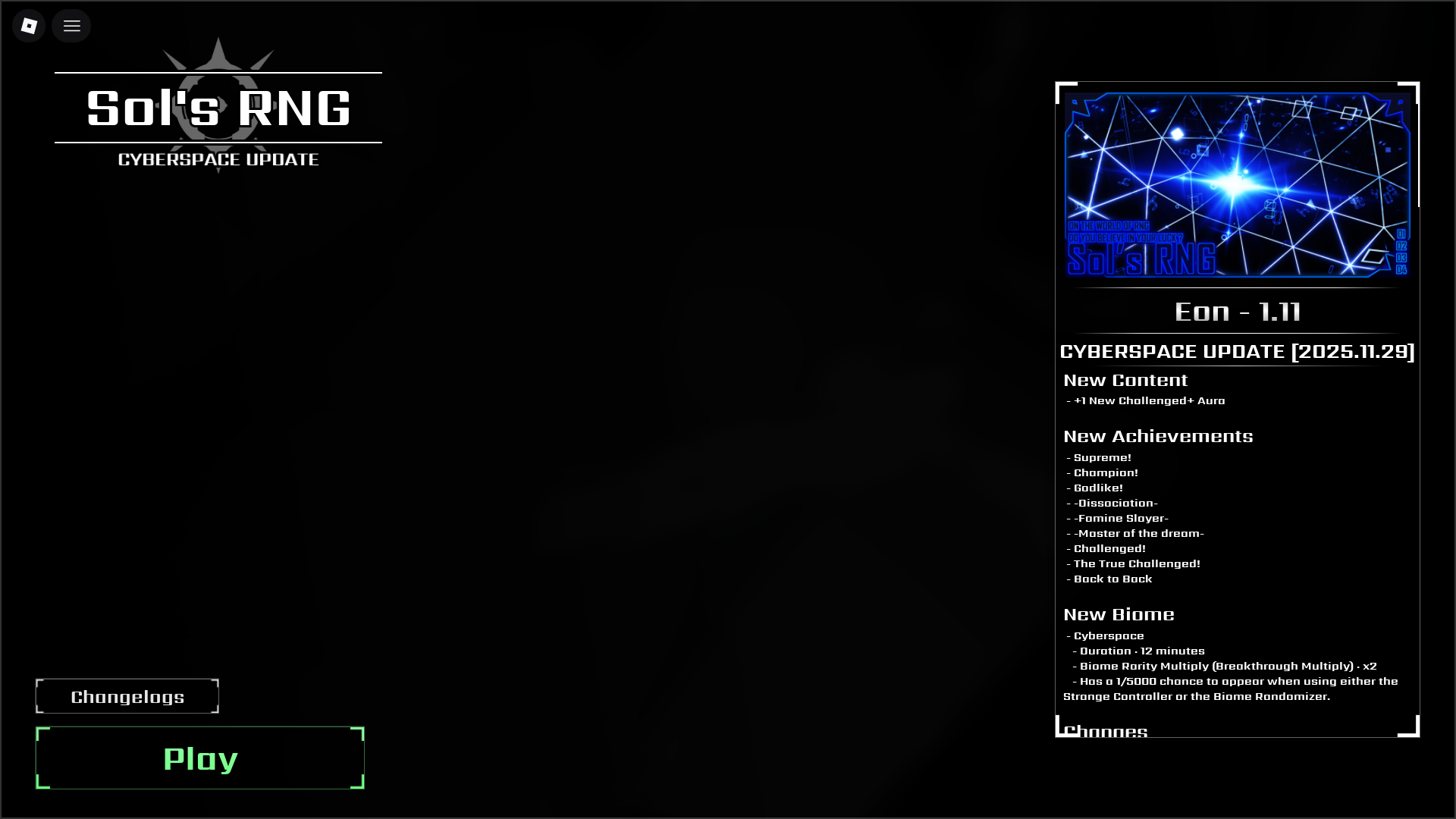 Sol’s RNG Cyberspace Update: Everything to Know - Deltia's Gaming