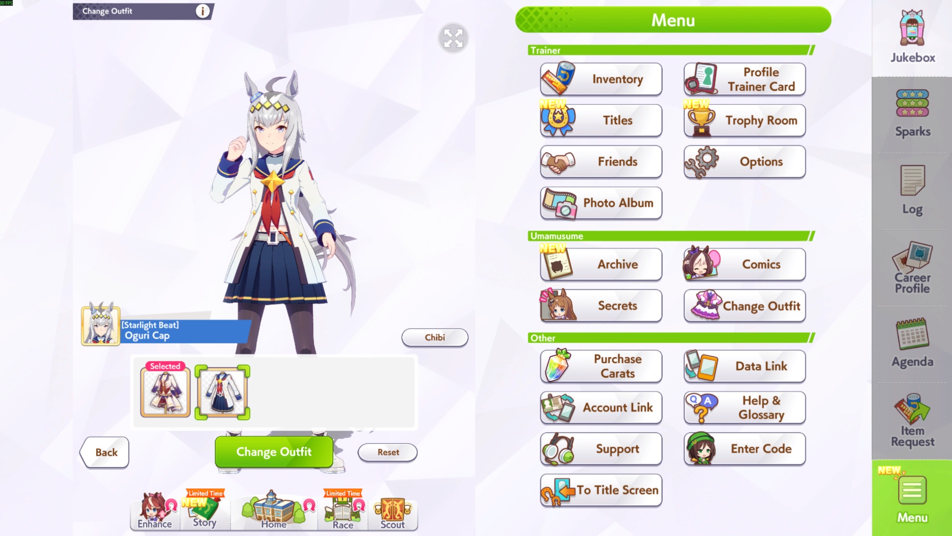 Umamusume Pretty Derby: How To Change Outfits - Deltia's Gaming