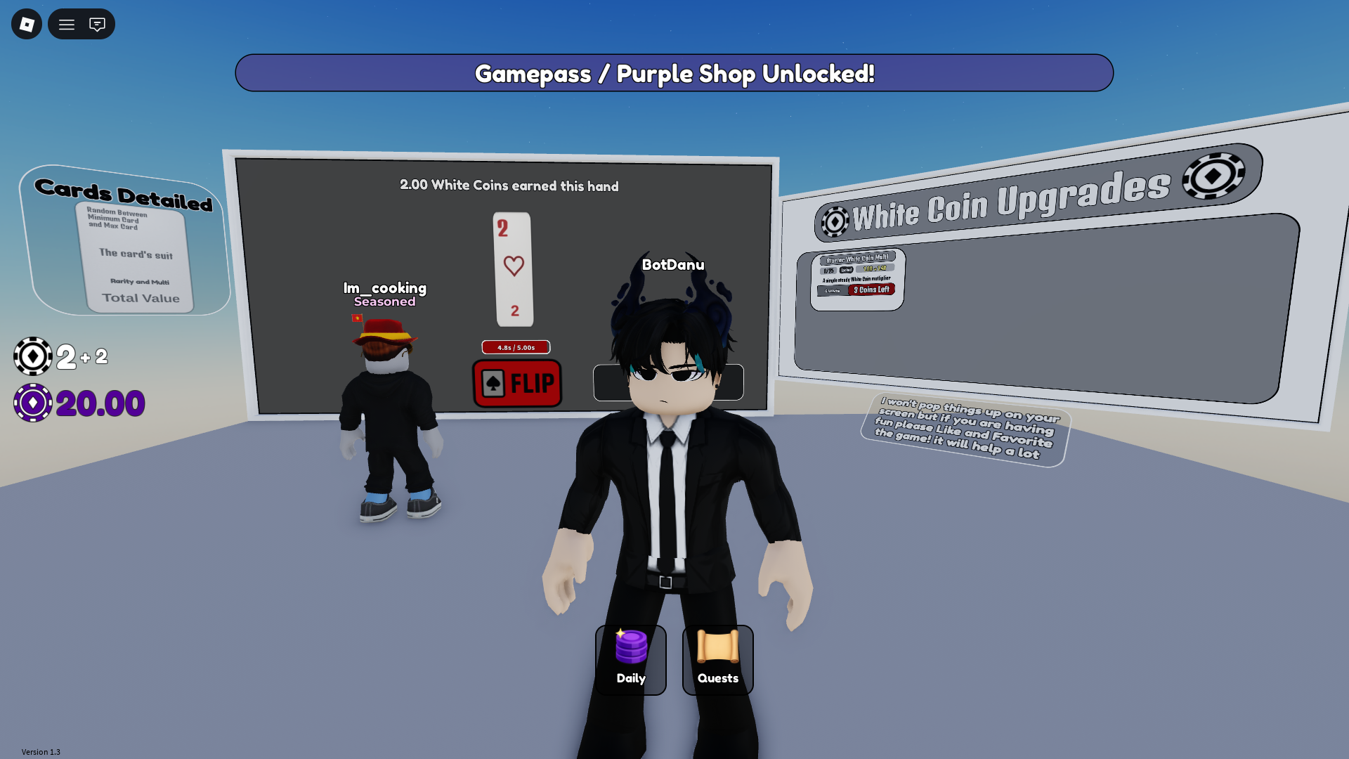 Card Flipping Incremental Codes (December 2025) - Deltia's Gaming