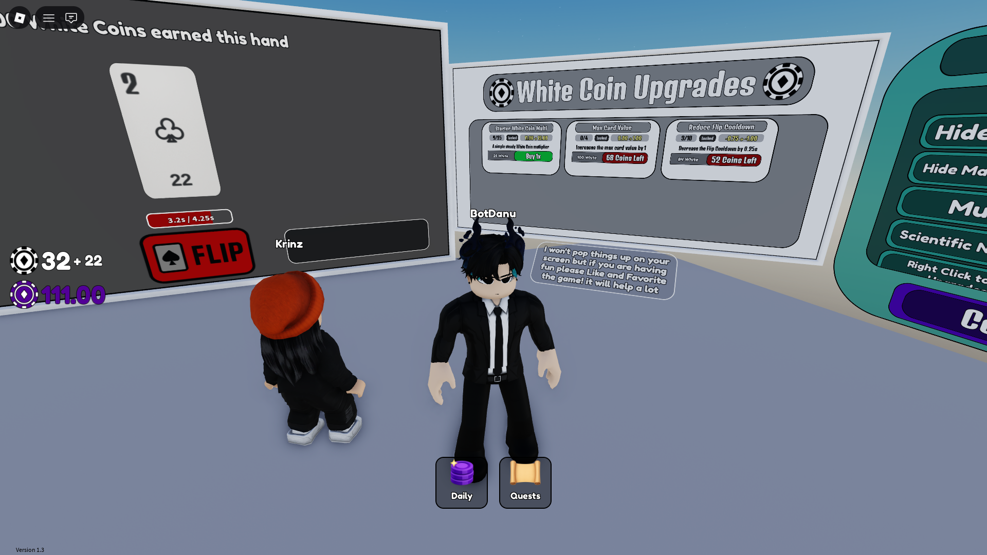 Card Flipping Incremental Codes (December 2025) - Deltia's Gaming