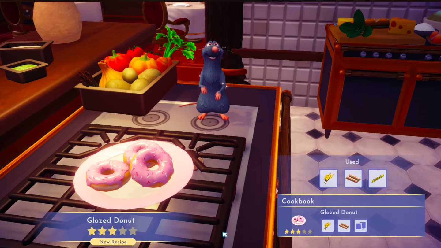 Disney Dreamlight Valley: How To Make Glazed Donuts - Deltia's Gaming
