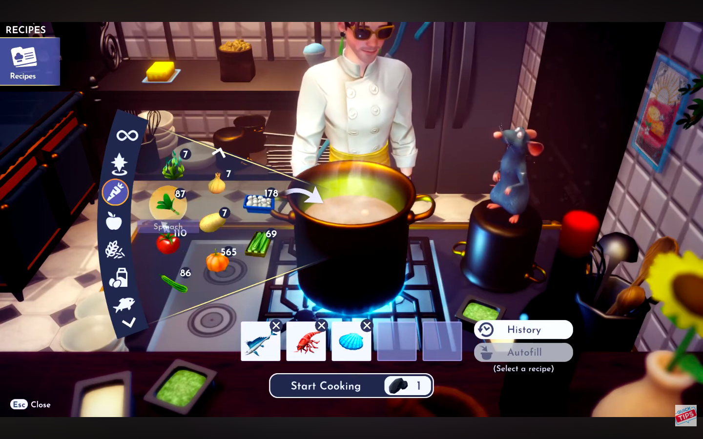 Disney Dreamlight Valley: How To Make Lancetfish Paella - Deltia's Gaming