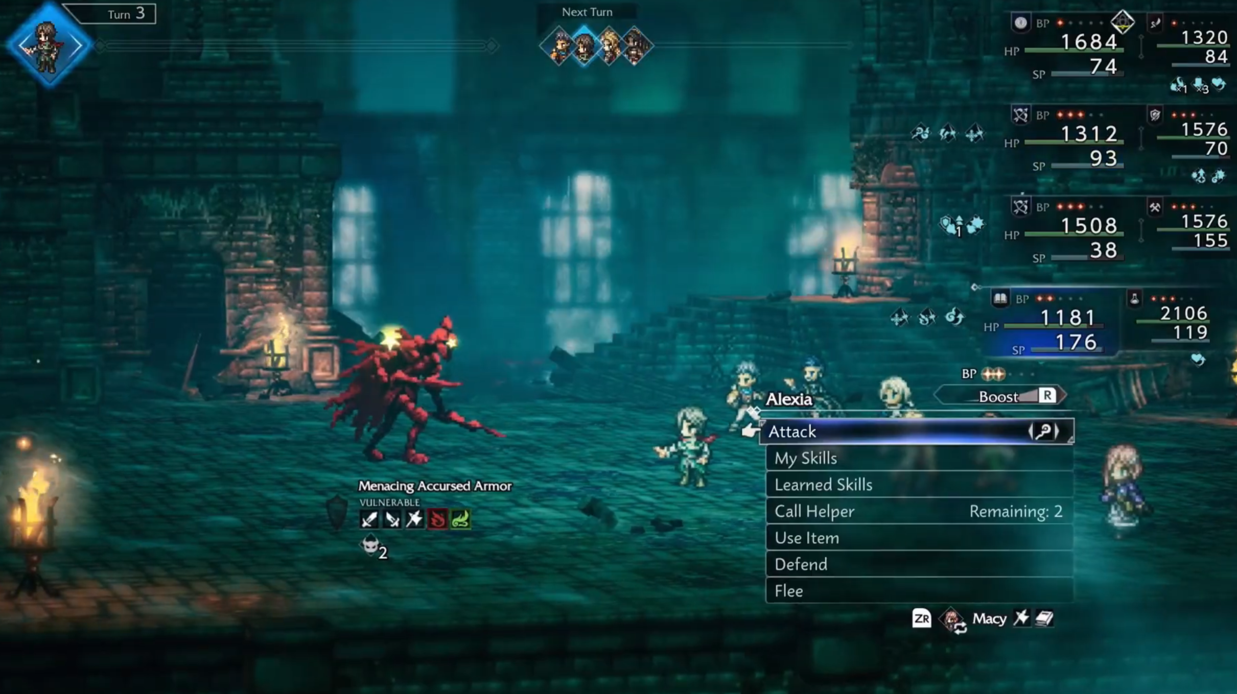 Octopath Traveler 0: Menacing Accursed Armor Elite Enemy Guide ...