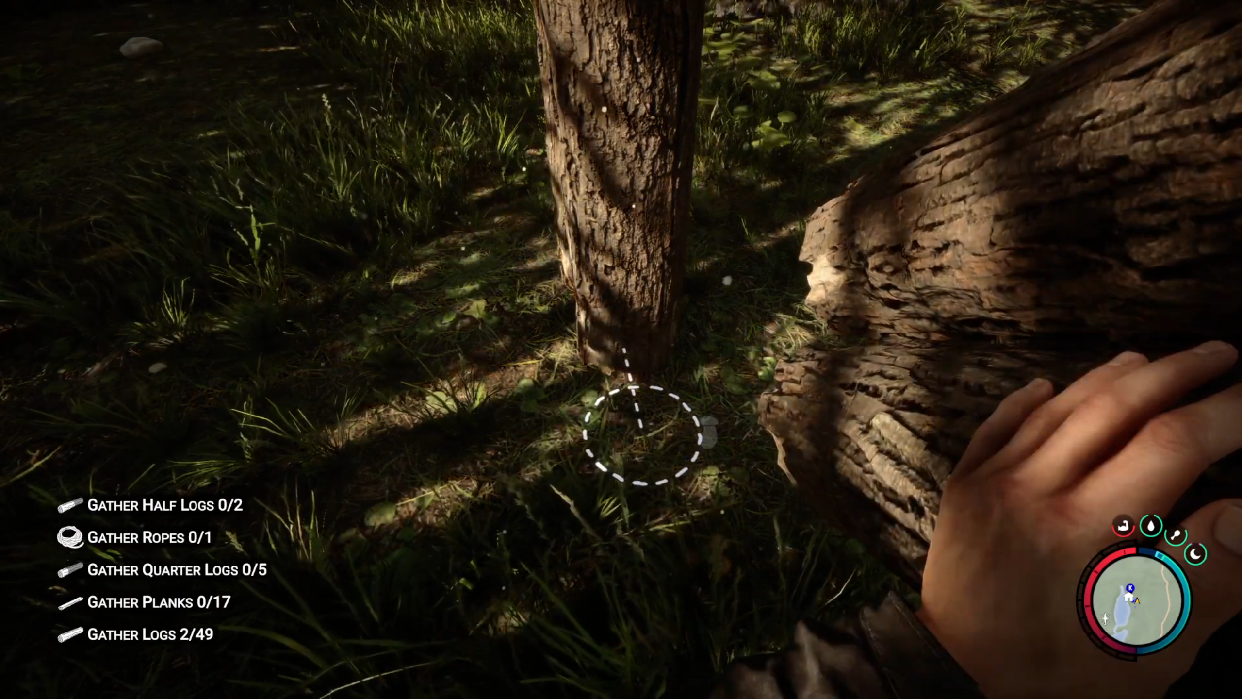 Sons of the Forest: How To Build a Defensive Wall - Deltia's Gaming