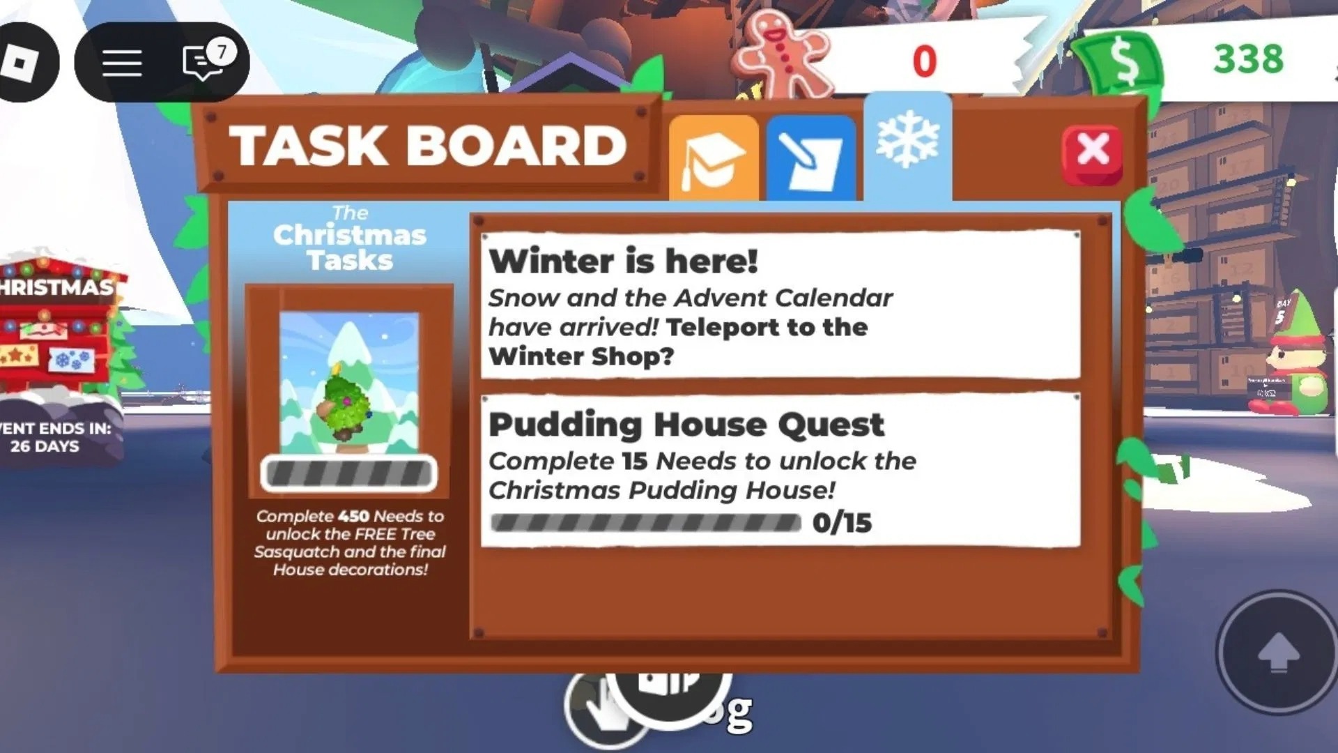 Adopt Me Christmas Pudding House Quest Guide - Deltia's Gaming