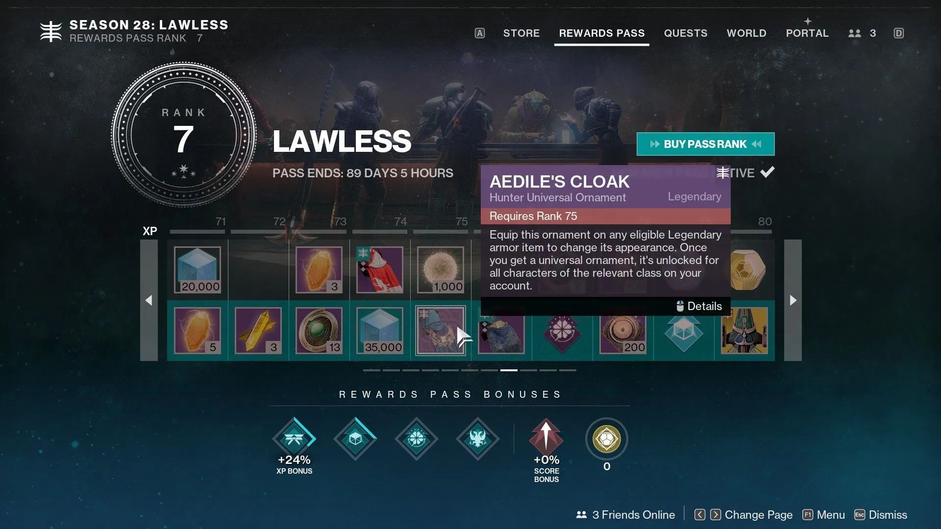 Destiny 2 Renegades: All Season Pass Rewards - Deltia's Gaming
