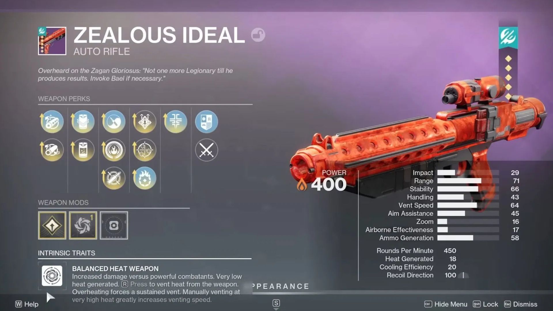 Destiny 2: Zealous Ideal God Roll Guide - Deltia's Gaming