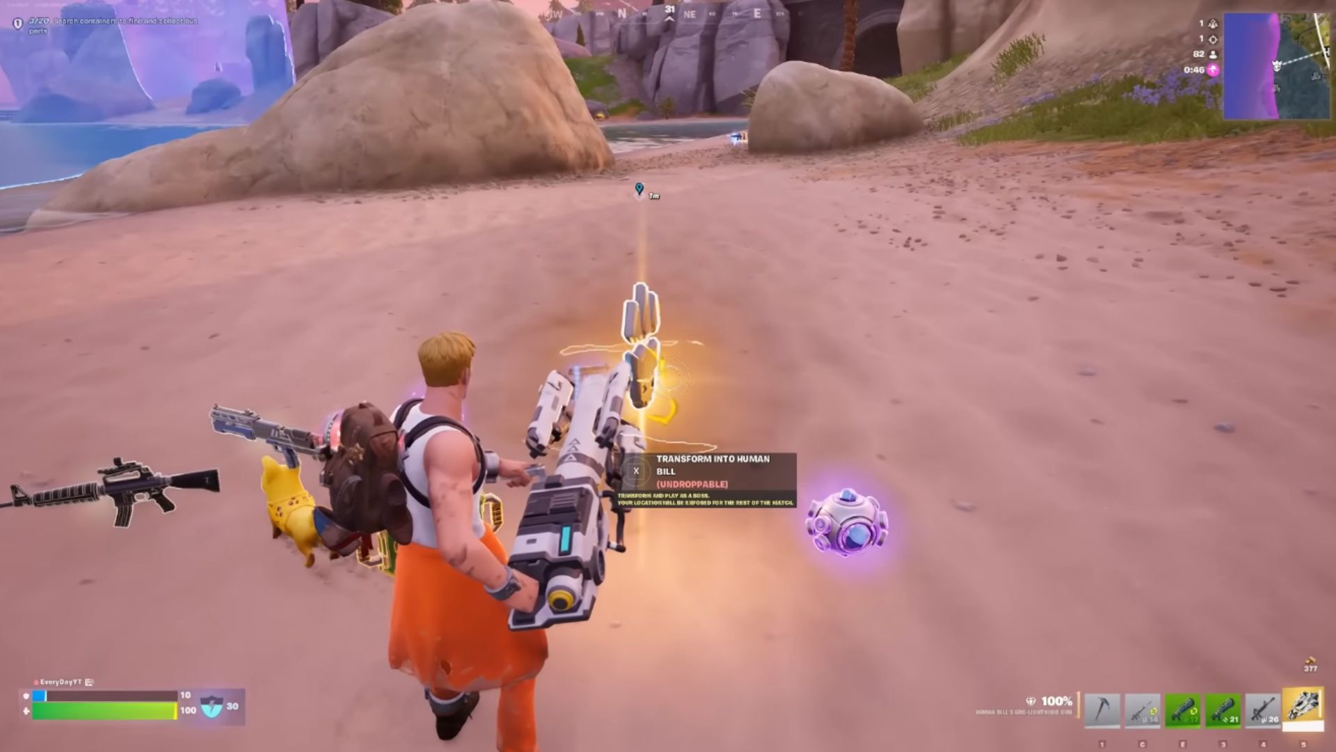 Fortnite Chapter 7 Season 1: How To Transform Into Bosses - Deltia's Gaming