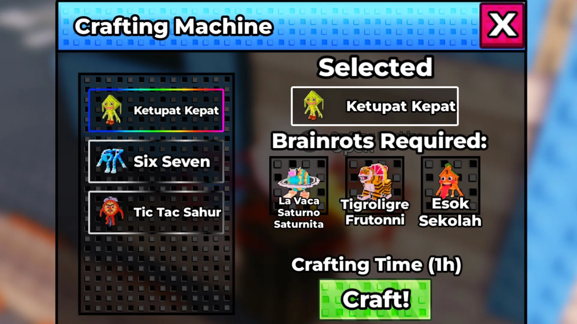Mine a Brainrot Crafting Machine Guide - Deltia's Gaming