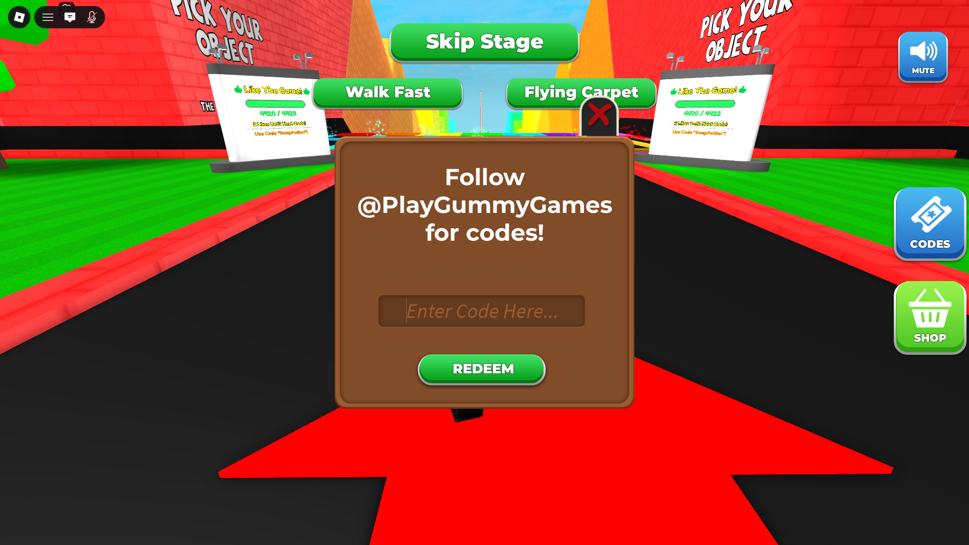 Rainbow Obby Codes (January 2026) - Deltia's Gaming