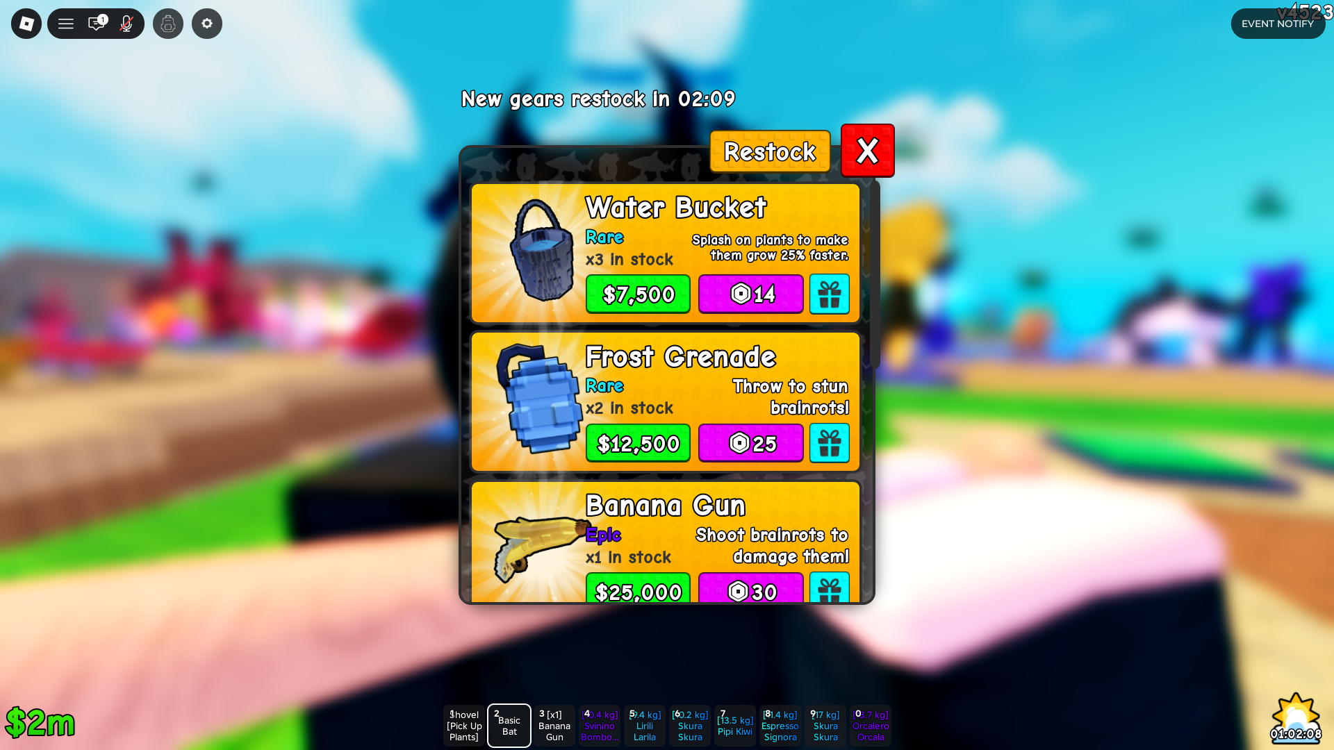 All Weather in Plants Vs Brainrots - Deltia's Gaming